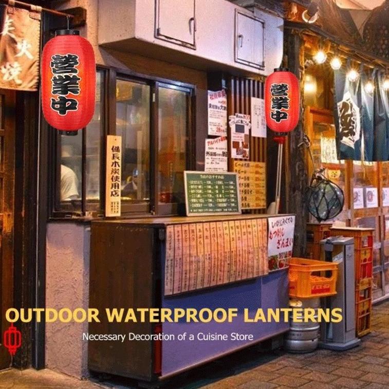 Jual SIAP KIRIM 10 inch Lampion Lonjong Jepang TAKOYAKI SUSHI RAMEN ...