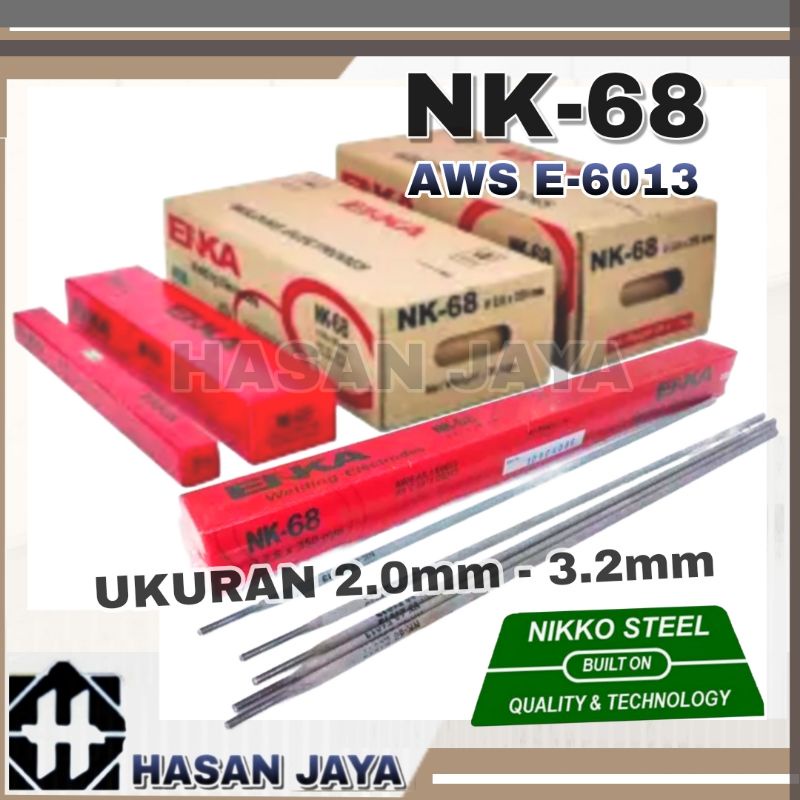 Jual Kawat Las Besi NK68 / NK 68 Ukuran 2.0 mm - 2.6 mm Welding Electrode Per 1 Kg | Shopee ...
