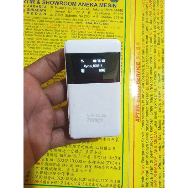 Jual Modem Mifi Cyrus 21Mbps 3G & 2G Operator Gsm (Bekas) | Shopee ...