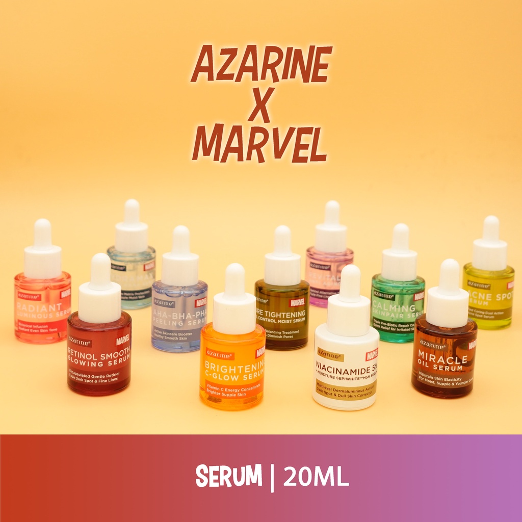 Jual Azarine X Marvel Serum Series Acne Spot Serum Peeling Exfoliating ...