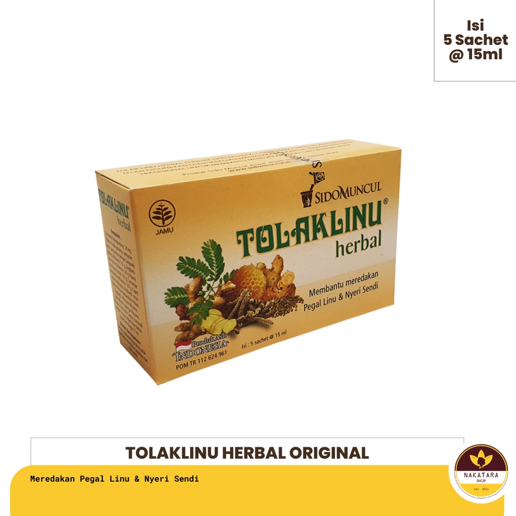 Jual TOLAK LINU HERBAL SIDO MUNCUL ISI 5 SACHET | Shopee Indonesia
