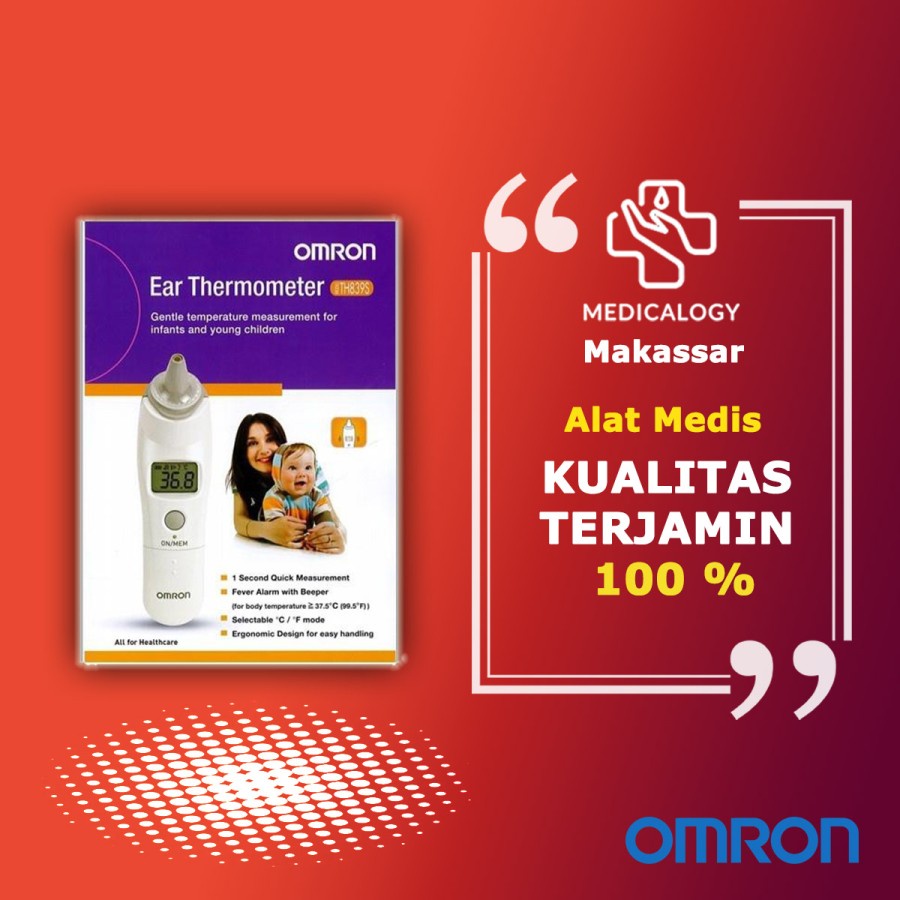 Jual Termometer Telinga Ear Thermometer Omron TH839S Ear Thermometer ...