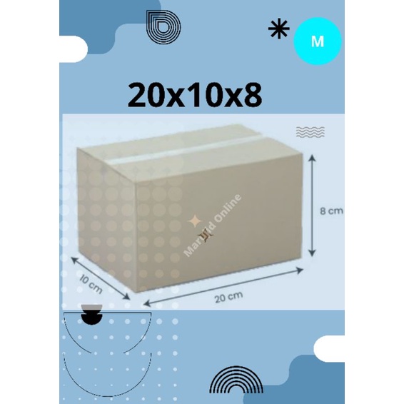 Jual KARDUS 20x10x8 | KARDUS BOX | Shopee Indonesia