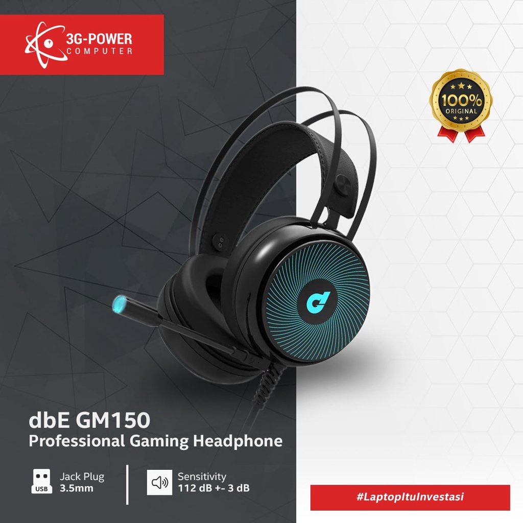 Jual dbE GM150 Professional Headset Gaming Jack Plug 3.5mm | Shopee ...