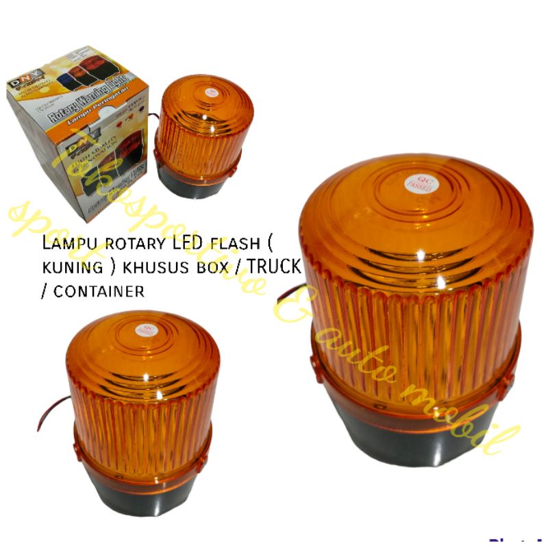 Jual LAMPU LED ROTARY EMERGENCY PERINGATAN LED FLASH KEDIP 12V-24V ...