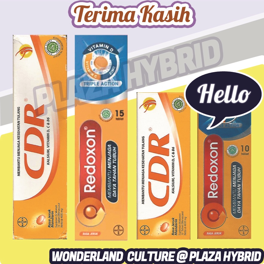 Jual CDR dan Redoxon Multivitamin (4 Varian) | Shopee Indonesia