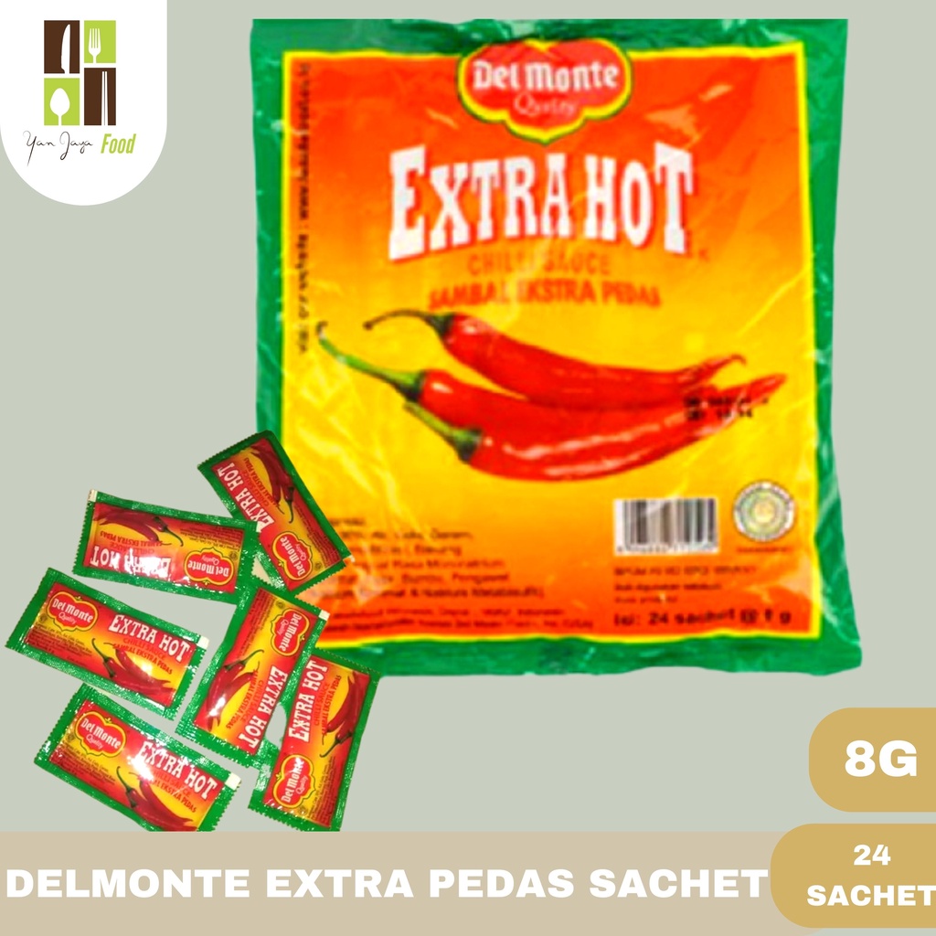 Jual Del Monte/ delmonte Saus Sachet 24 Sachet 8g [Extra Hot /Saus ...