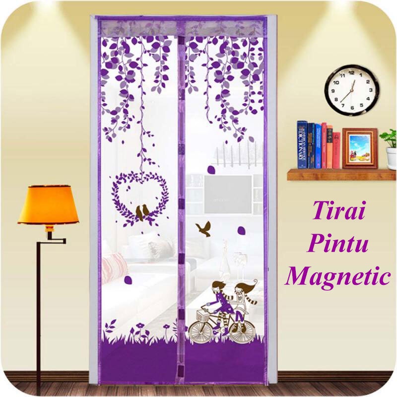Jual Tirai Pintu Magnet Anti Nyamuk Serangga Lalat Screen Door Cover ...