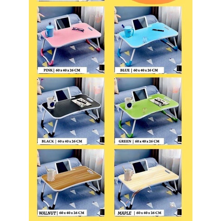 Jual meja laptop polos 3lubang | Shopee Indonesia