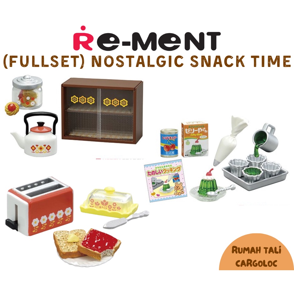 Jual Miniatur RE-MENT REMENT NOSTALGIC SNACK TIME (JAPAN) | Shopee ...