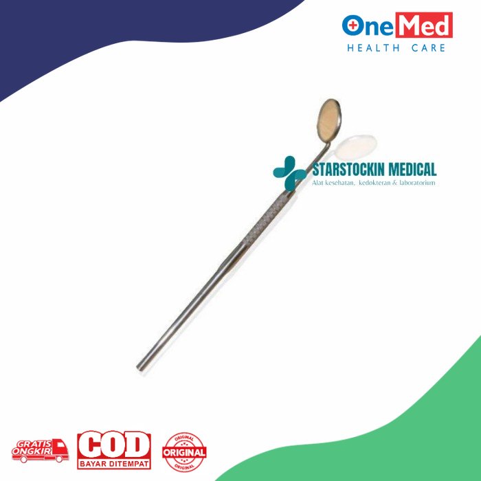 Jual Kaca Mulut + Tangkai Gagang Onemed / Muket Handle Gigi Dental ...