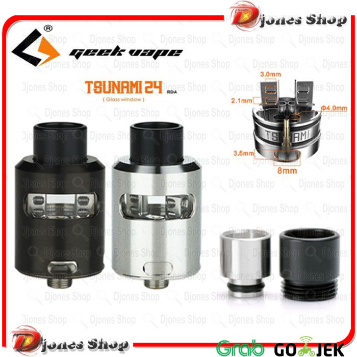Jual RDA Tsunami 24 mm By Geek Vape | Shopee Indonesia