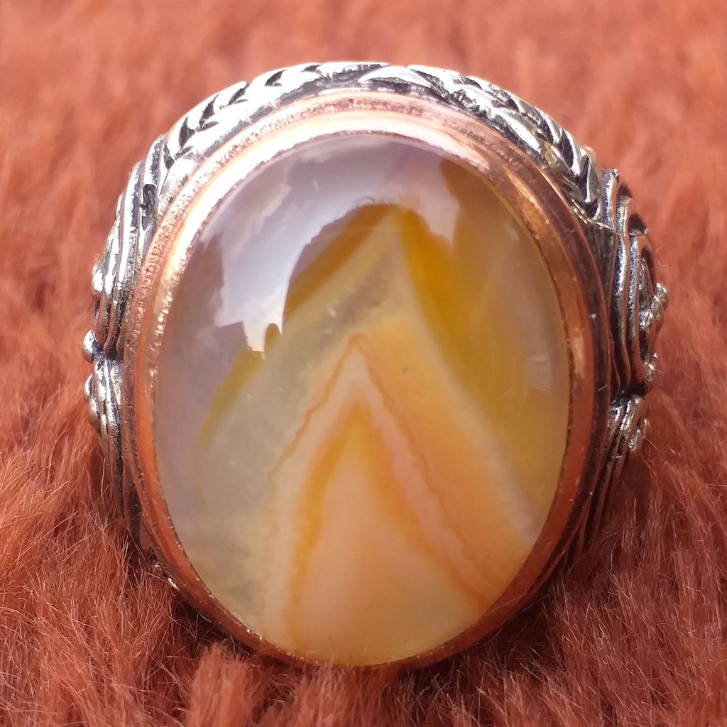 Jual Batu Akik Sulaiman Motif Junjung Derajat Kristal Alami Ring Ukir ...