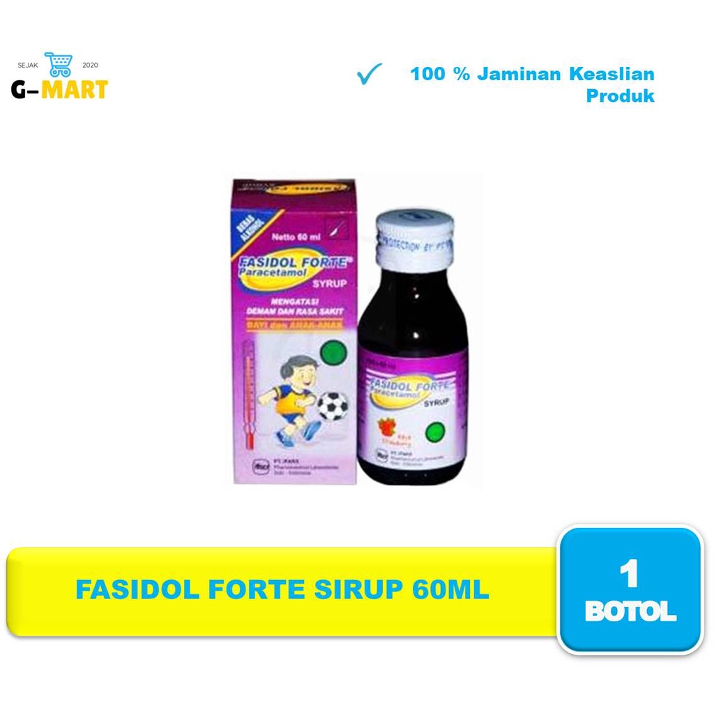 Jual Fasidol Forte sirup 60ml[ Botol ] | Shopee Indonesia