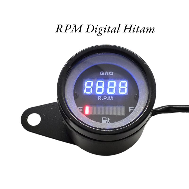 Jual Speedometer Fuel Meter 2in1 Digital Rpm Plus Amper Bensin Digital ...