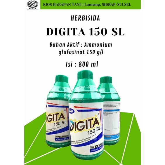 Jual (Herbisida/Racun Rumput) Digita 150 SL 800 ml | Shopee Indonesia