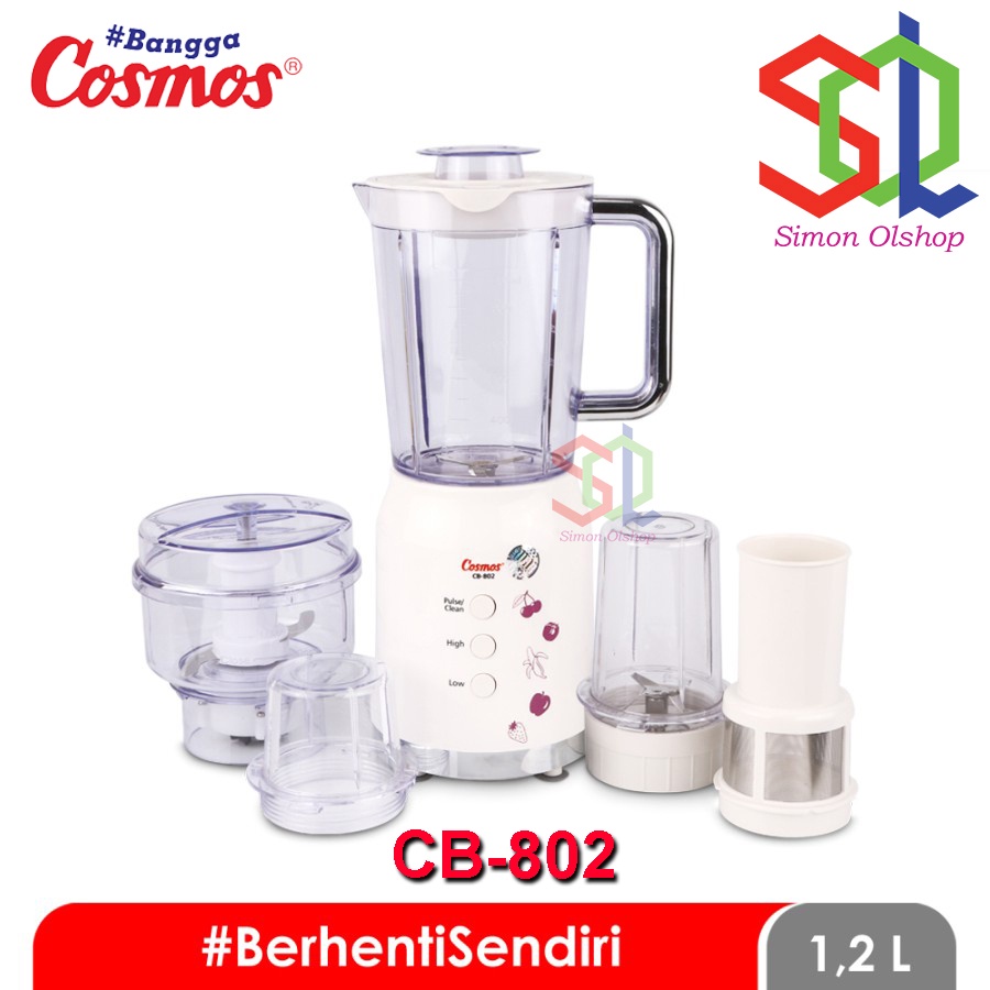 Jual Cosmos Blenz Blender CB-802 [1.2L] | Shopee Indonesia