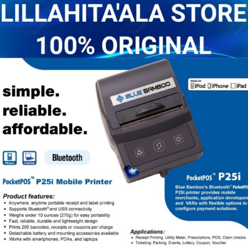 Jual PRINTER BLUETOTH P25 | Shopee Indonesia