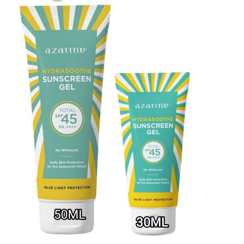 Jual AZARINE HYDRASOOTHE SUNSCREEN GEL SPF 45 PA++ | Shopee Indonesia