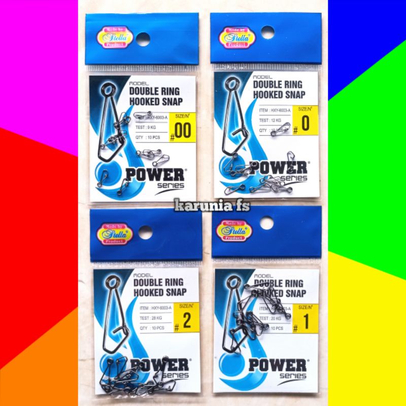 Jual Peniti Pancing Stella Hooked Snap Double Ring | Shopee Indonesia