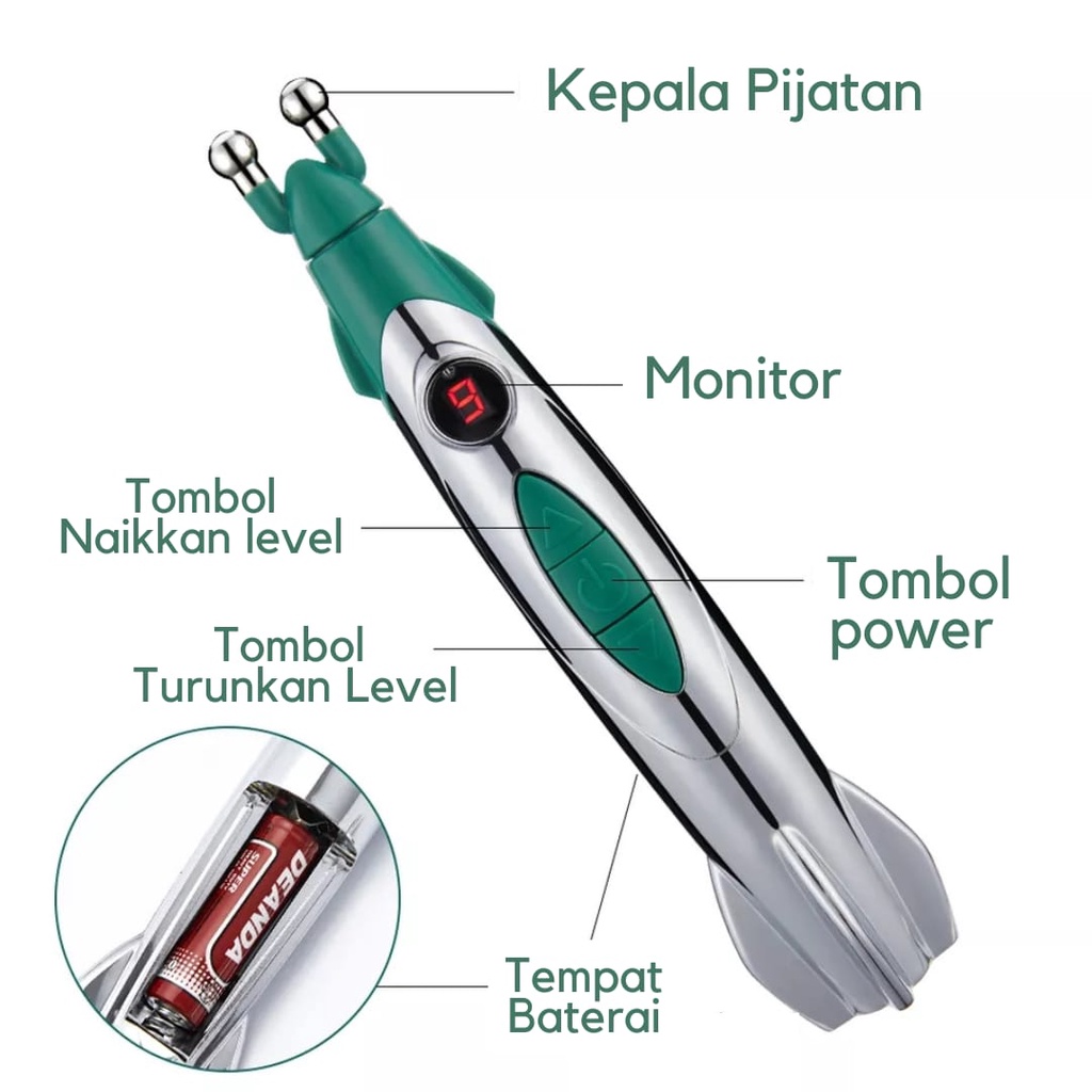 Jual Tens Therapy Rocket Pen Akupuntur Pen Terapi massager pen Pain ...