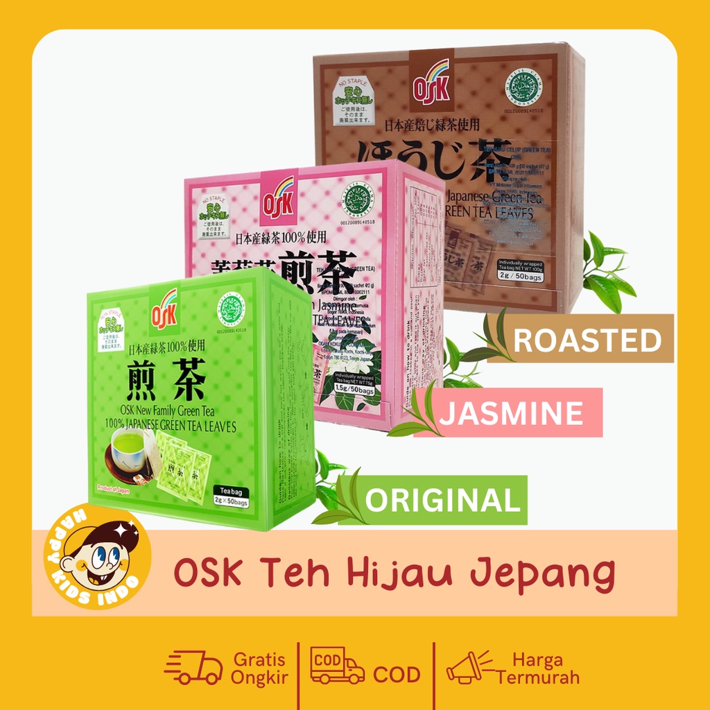 Jual OSK JAPANESE GREEN TEA ( 5PCS ) - TEH GREEN TEA OSK - TEH HIJAU JAPANSE - TEH JEPANG GREEN ...