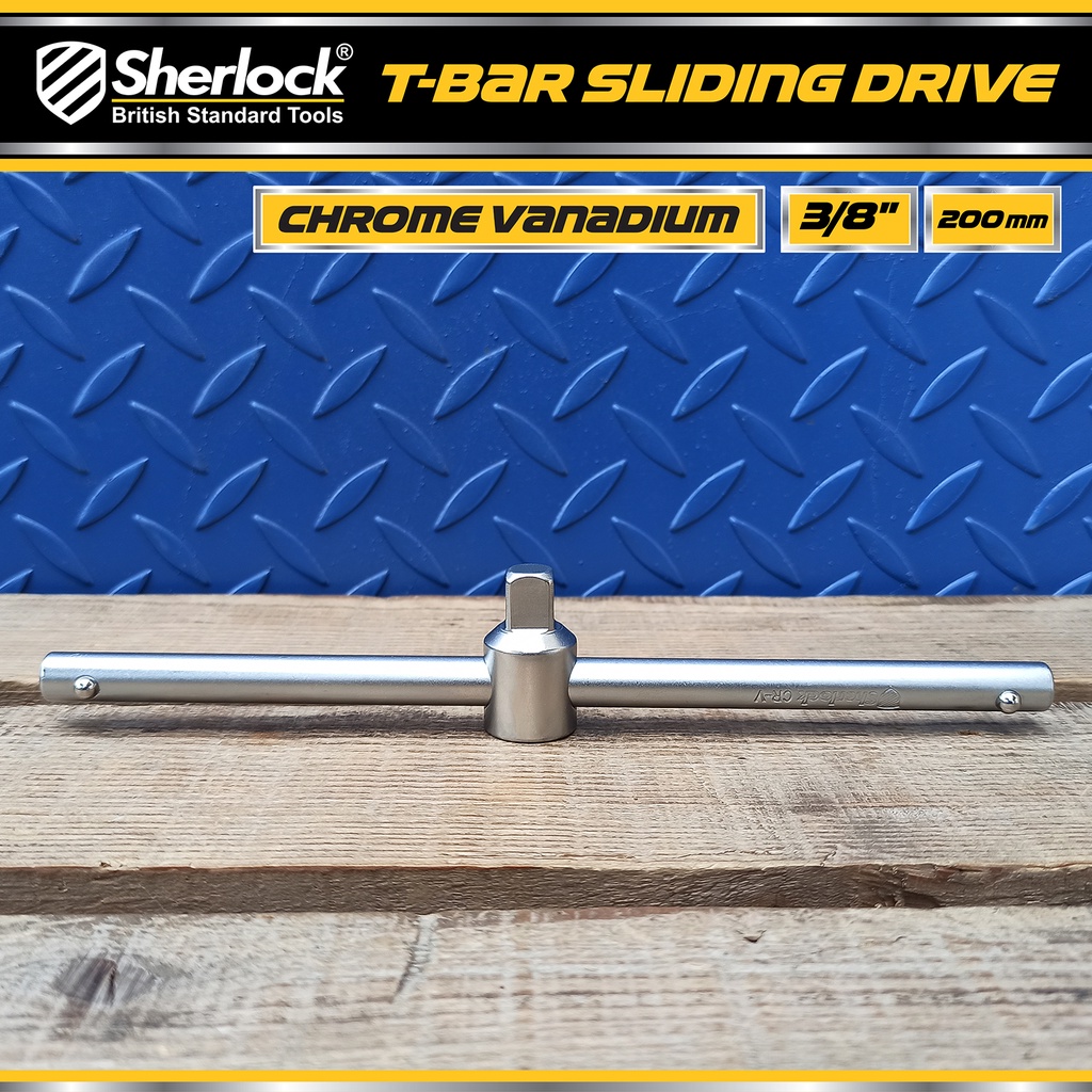Jual Sliding T Bar 3/8 " Drive x 8 inch Sherlock | Shopee Indonesia