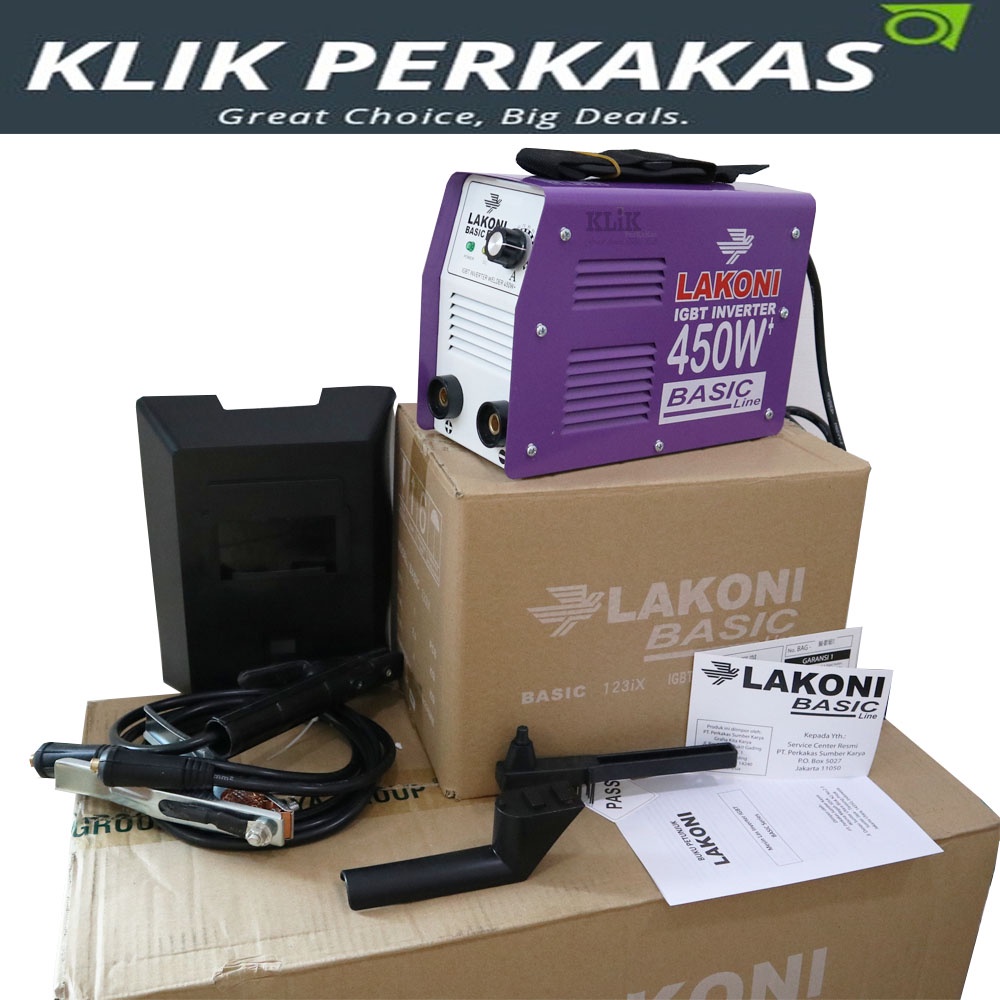 Jual LAKONI BASIC 123IX Travo Las Listrik Welding Inverter Trafo Travolas Mesin 123 IX | Shopee ...