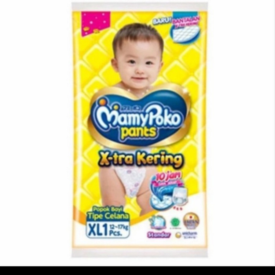 Jual pampers mamypoko sachet renceng - XL, sachet | Shopee Indonesia