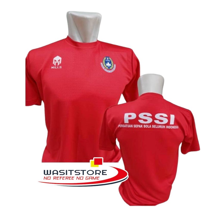 Jual Baju Latihan Wasit Harian - Md: Kaos Leher Bundar (Logo: Depan ...