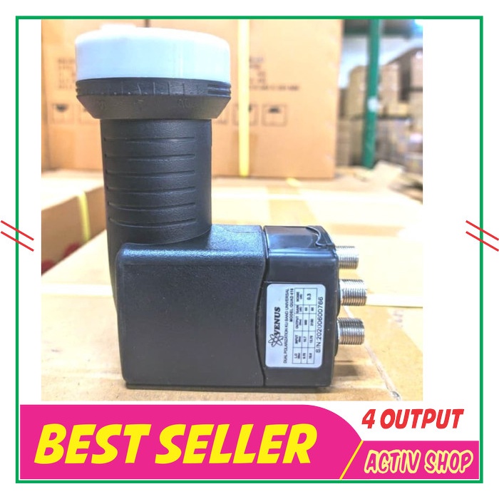 Jual Ant Lnb Ku Band Venus Quad / 4 Output | Shopee Indonesia