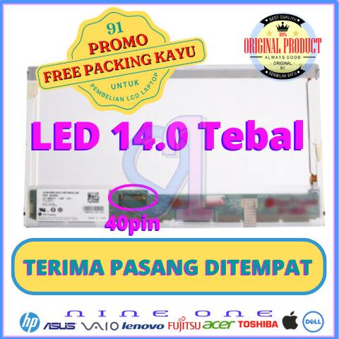 Jual LED LCD Laptop HP 1000 Hp1000 14.0 40 Pin Tebal | Shopee Indonesia