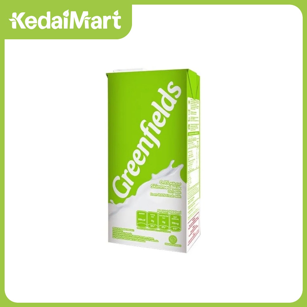 Jual Greenfields UHT Skimmed 1 L | Shopee Indonesia