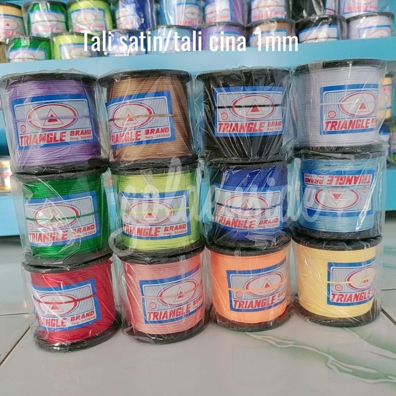 Jual Tali satin 1mm per roll / Tali cina 1mm | Shopee Indonesia