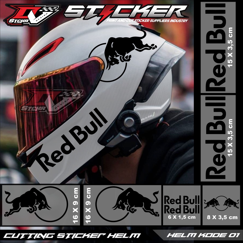 Jual Cutting sticker helm-stiker helm fullface kyt rsv desain mission ...