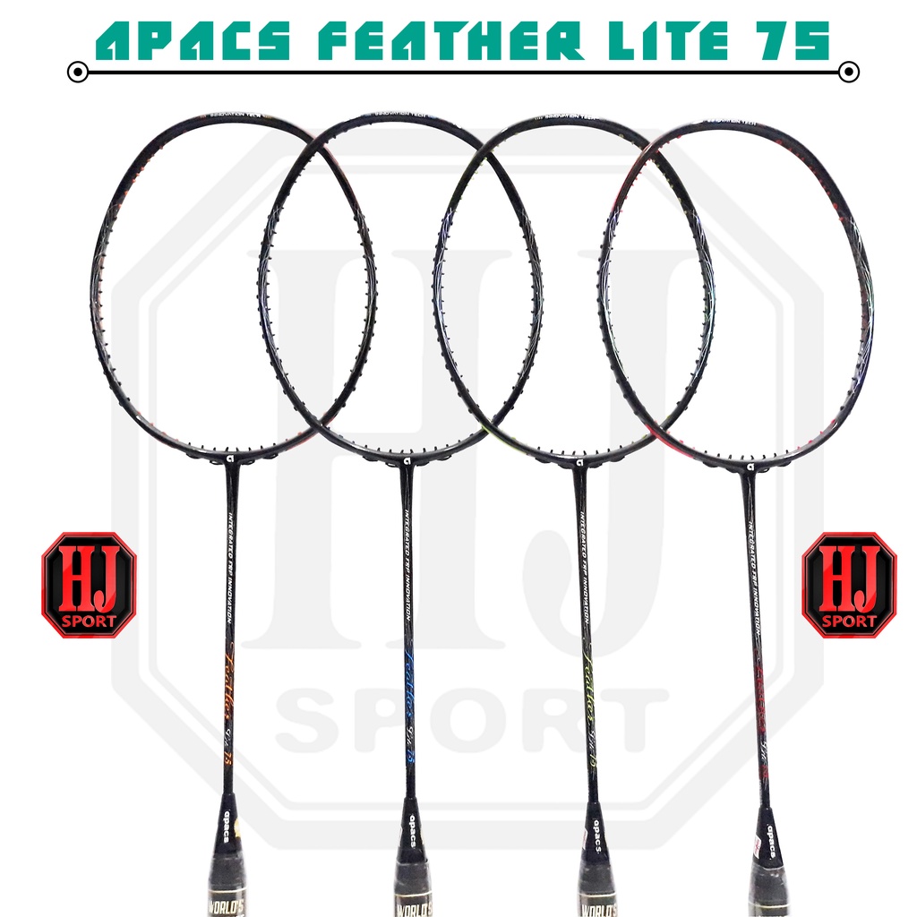 Jual Raket Original Apacs Feather Lite 75 Bonus Senar dan Tas Badminton ...