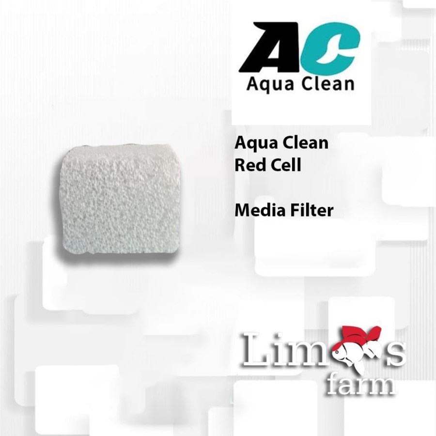 Jual Aqua Clean Red Cell Bio Cube Media Filter (Per Cube) | Shopee ...