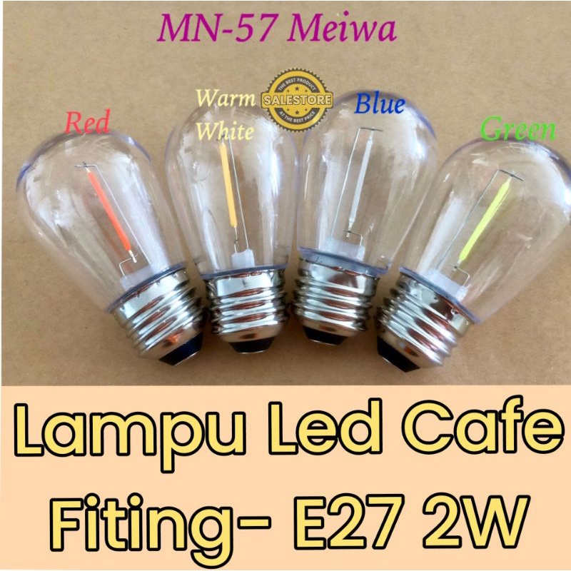 Jual Lampu Pijar Hias Led Cafe Fiting E27 2watt | Shopee Indonesia