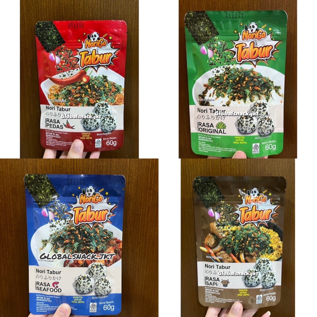 Jual NoriGo Tabur Rumput Laut Sprinkles Laver Seaweed Original / Sapi ...
