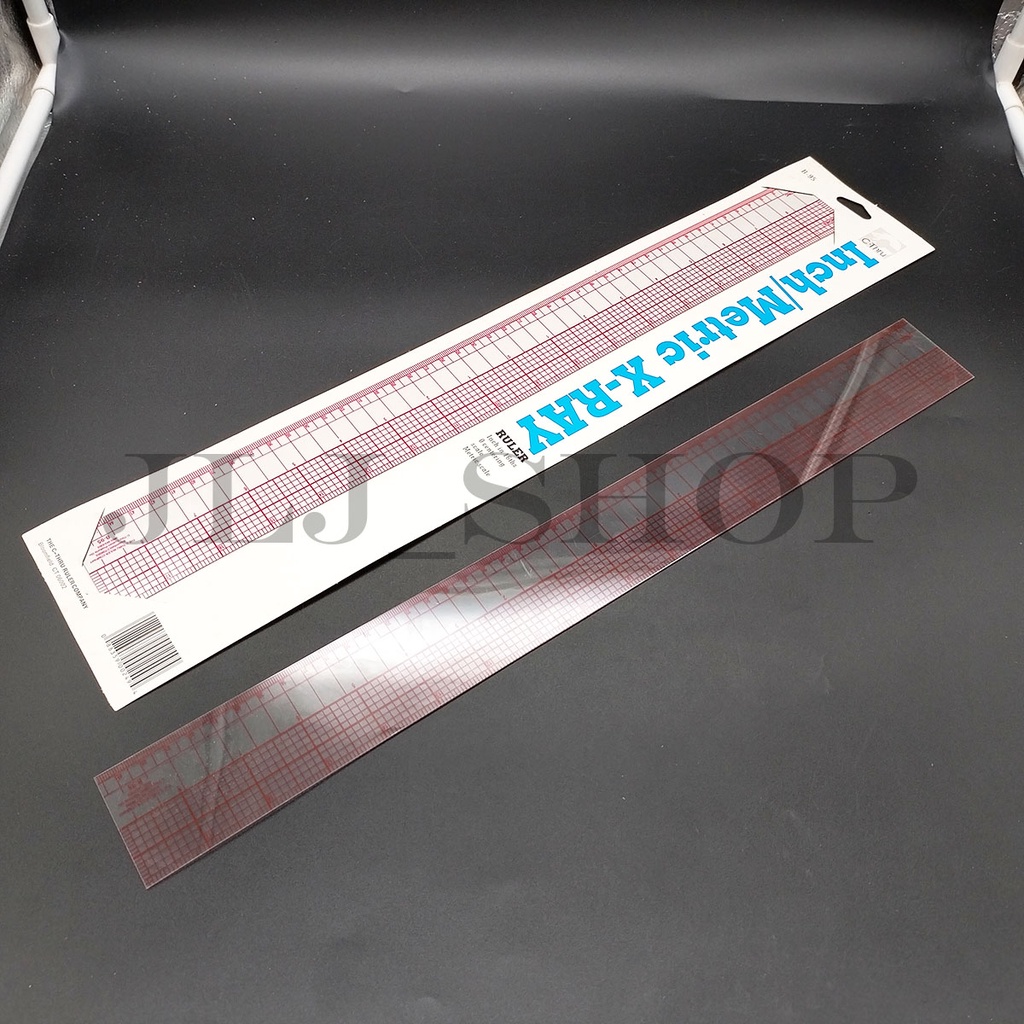 Jual Penggaris pola/skala plastik-inch /metric x-ray 45cm/18" B95 ...