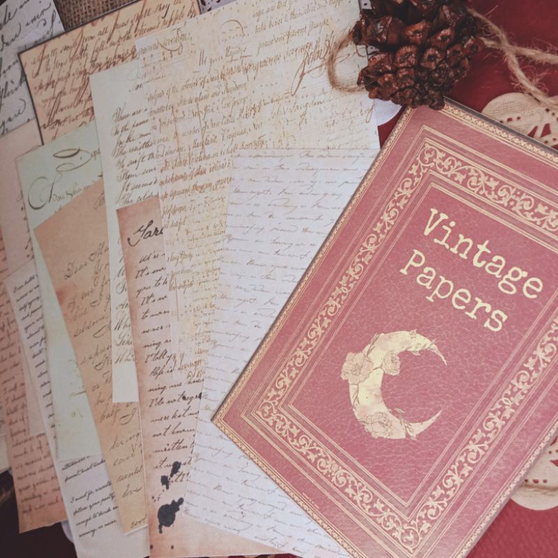 Jual paper deco, material paper, vintage paper, kertas aesthetic ...