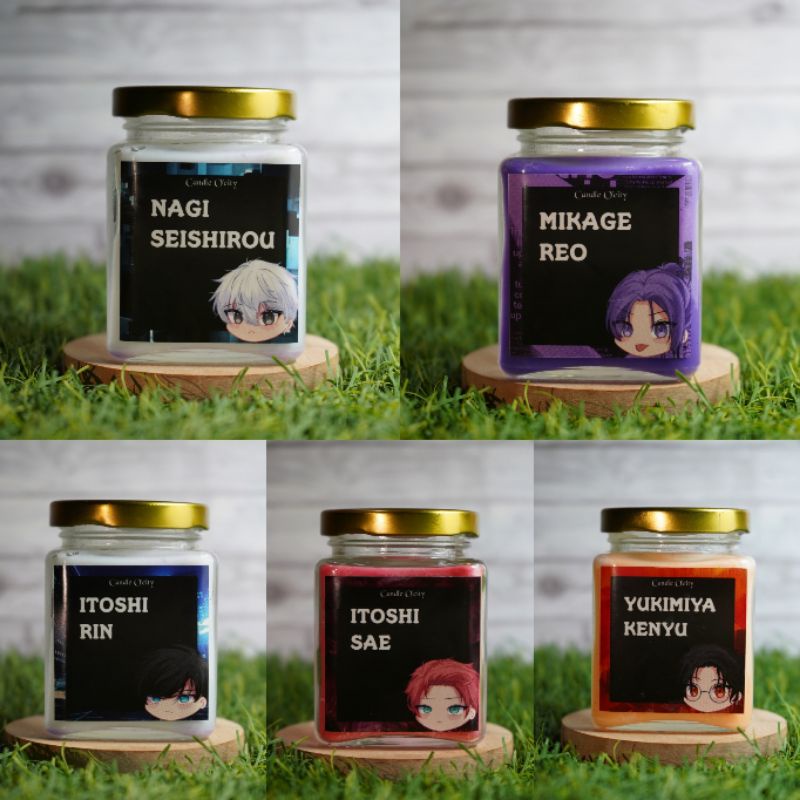 Jual BLUE LOCK - SCENTED CANDLES (NAGI, REO, RIN, SAE, YUKIMIYA ...