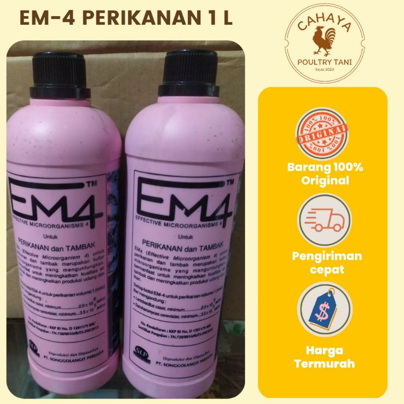 Jual EM4 PERIKANAN 1 LITER | Shopee Indonesia