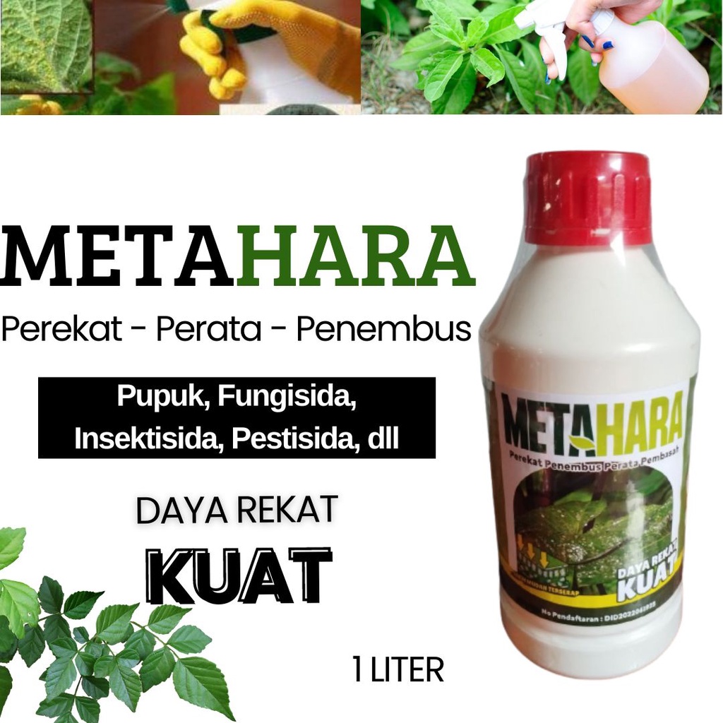 Jual METAHARA Perekat Perata Pestisida Fungisida Insektisida Herbisida ...