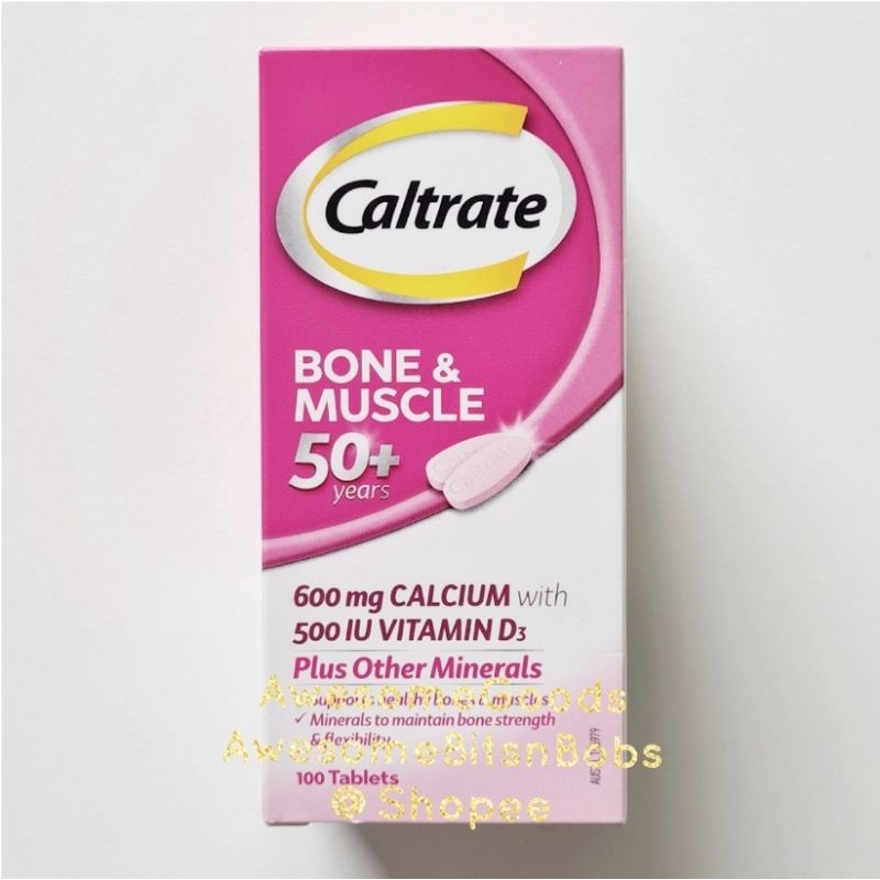 Jual Caltrate Bone & Muscle 50+ 100 Tablets | Shopee Indonesia