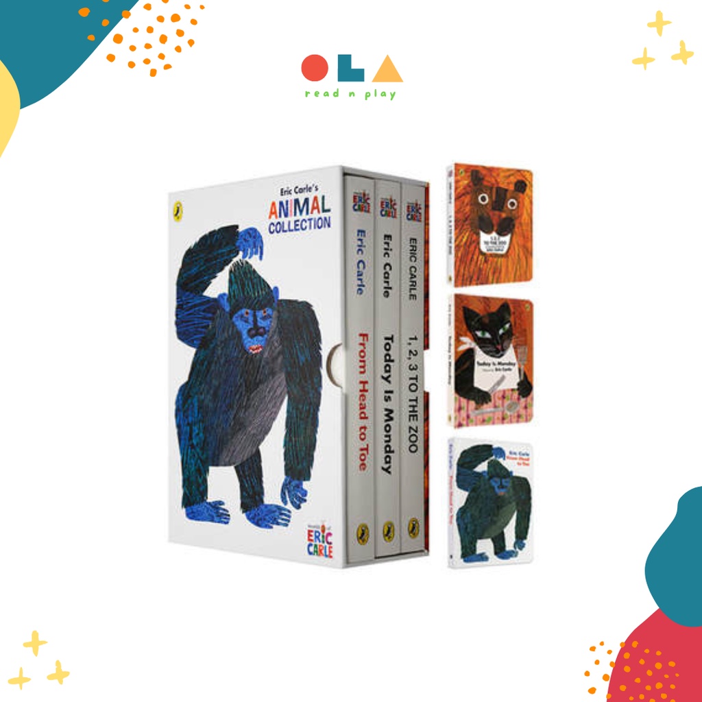 Jual OLABOOKS ERIC CARLE ANIMAL COLLECTION BOX SET (FROM HEAD TO TOE ...
