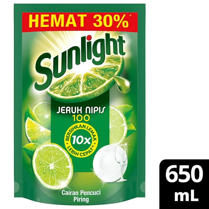Jual SUNLIGHT Pencuci Piring 650 ml All Variant | Shopee Indonesia