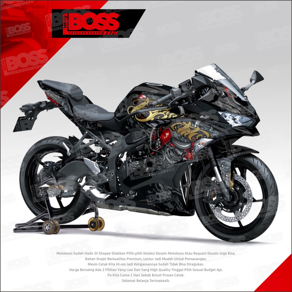 Jual Sticker Decal FULL BODY NINJA ZX25 R Stiker Decal ZX25R Kode ...