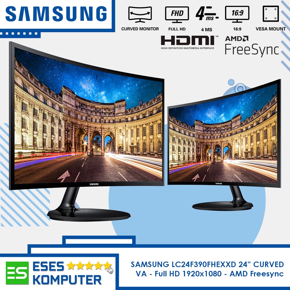 Jual Monitor SAMSUNG 24" C24F390 CURVED FHD VA 60Hz FreeSync ...