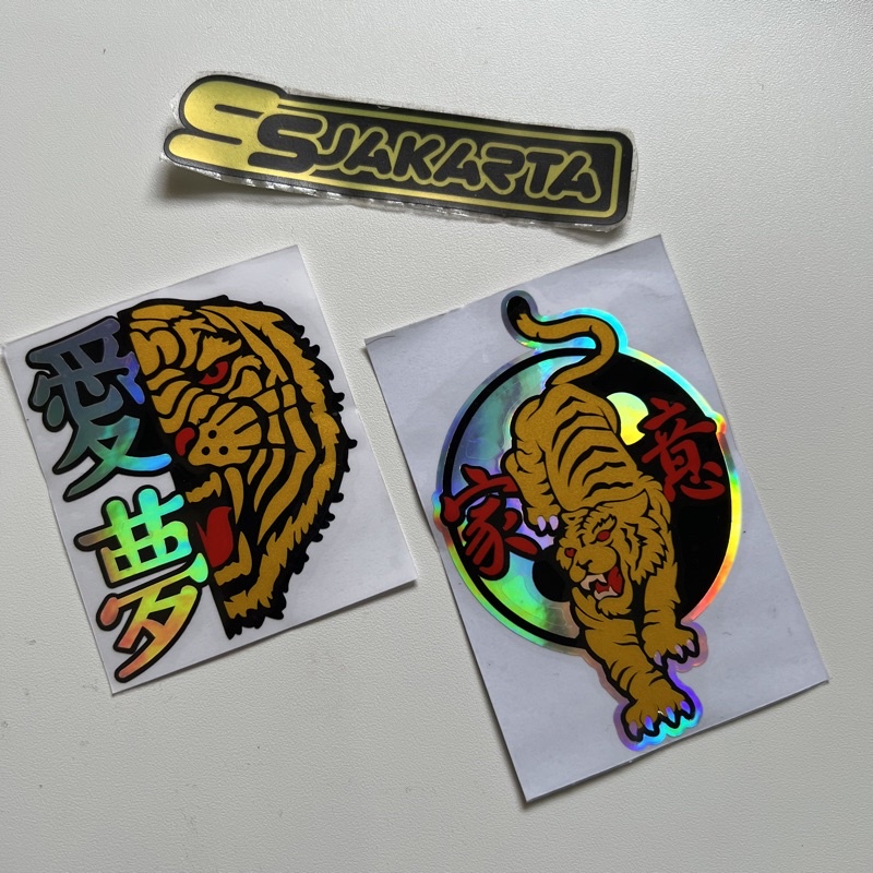 Jual STICKER STIKER HARIMAU KANJI JEPANG CUTTING | Shopee Indonesia